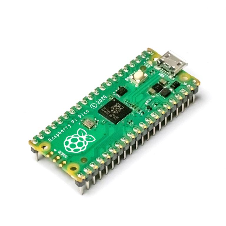 【楽天市場】【 送料無料 】 Raspberry Pi Pico ピンヘッダー付き ラズベリーパイ ピコ ピン ヘッダー 付け済み マイクロ コントローラー Rp2040 Pico：七色商店