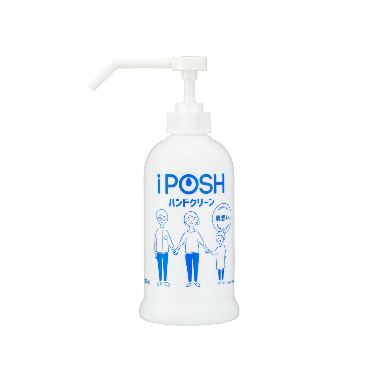 【楽天市場】【正規品取扱】【メーカー直送】iPOSH アイポッシュ ハンドクリーン 500ml 手指用 手肌にやさしい 洗浄 手洗い プッシュ ポンプ型 【アルコール不使用 香料不使用 着色料 ...