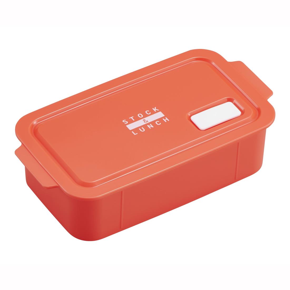 【楽天市場】OSK 弁当箱 ランチボックス ストック＆ランチ 500ml オレンジ 保存容器/フタをしたままレンジOK/簡単密閉 日本製 食洗機対応 STL-500：ナナイロショップ 楽天市場店