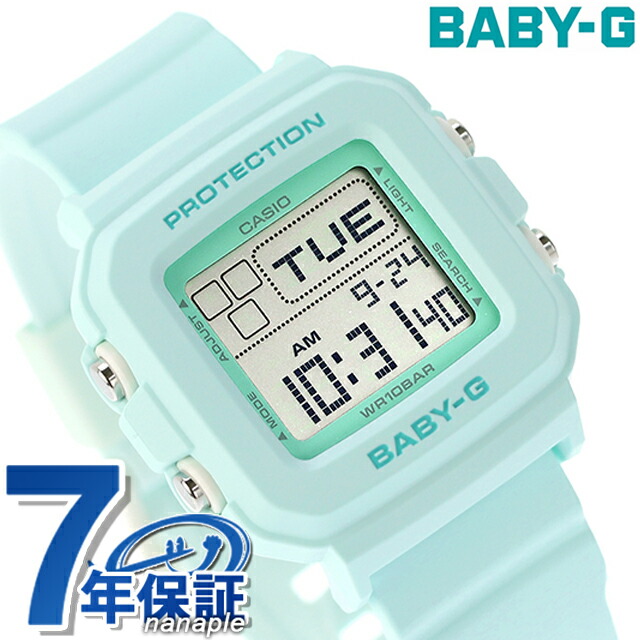 【楽天市場】ベビーg ベビージー Baby-G BGD-10-3 BGD-10シリーズ レディース 腕時計 カシオ casio デジタル ミントグリーン ブランド おしゃれ 防水 軽い 華奢 ...