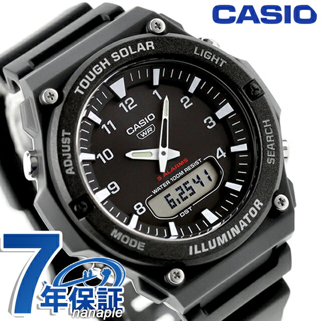 【楽天市場】\さらに+5倍★10/10限定／ カシオ チープカシオ CASIO ソーラー AQ-S820W-1AV スタンダード 海外モデル ...