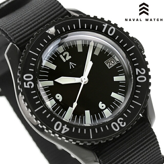 【楽天市場】ナバルウォッチ Naval military watch ROYAL Military Diver TYPE 自動巻き 腕時計 ...