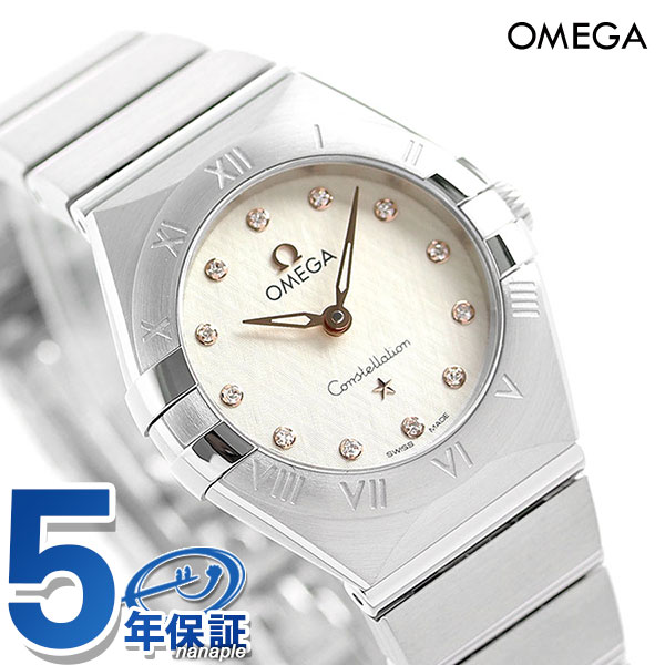 【楽天市場】【25日は全品5倍に+4倍で店内ポイント最大37倍】 オメガ コンステレーション クオーツ マンハッタン 28mm レディース 腕 ...