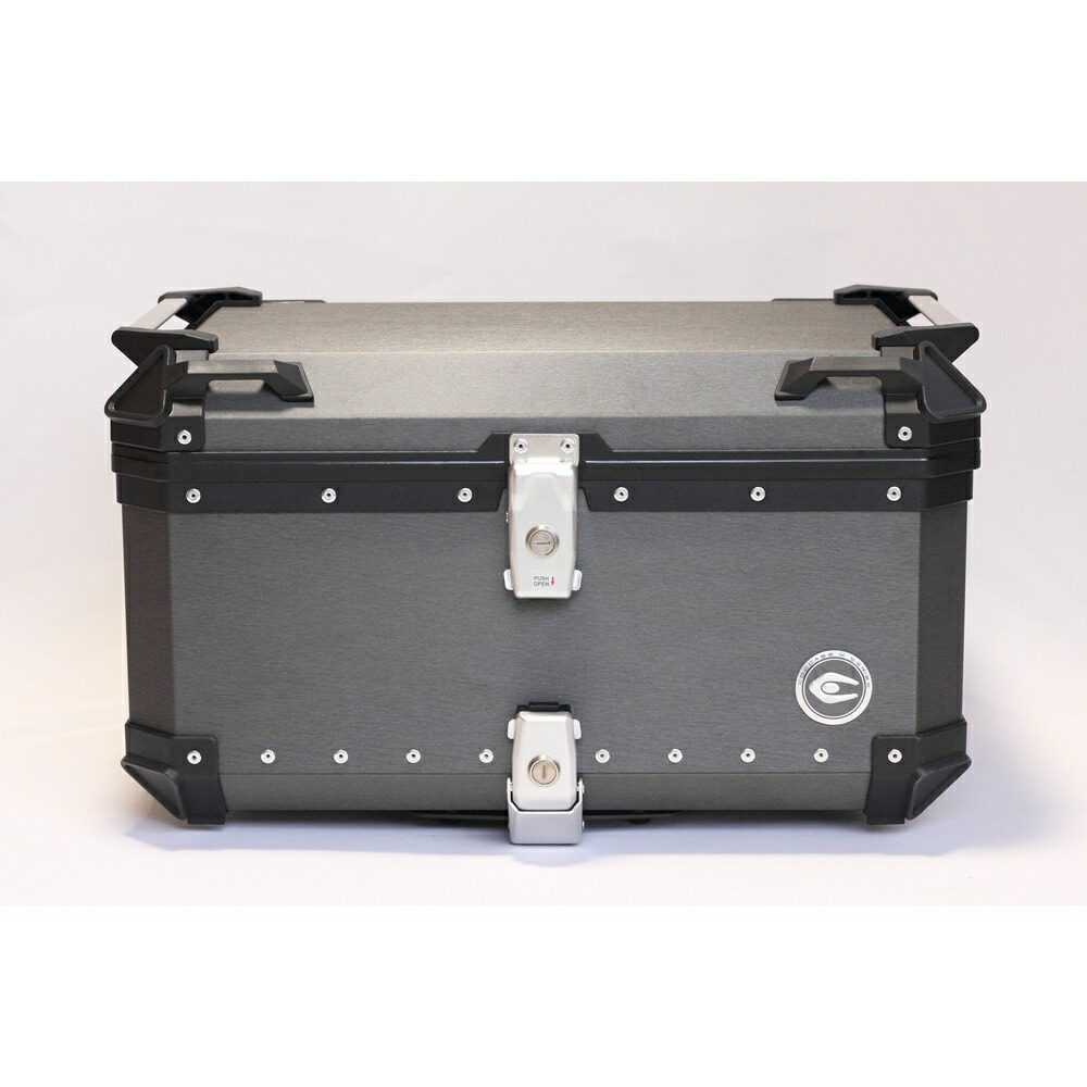 【楽天市場】COOCASE クーケース 65L アルミトップケース ヘアラインダークグレー 品番CCX650HDG：ナンカイブランドショップ