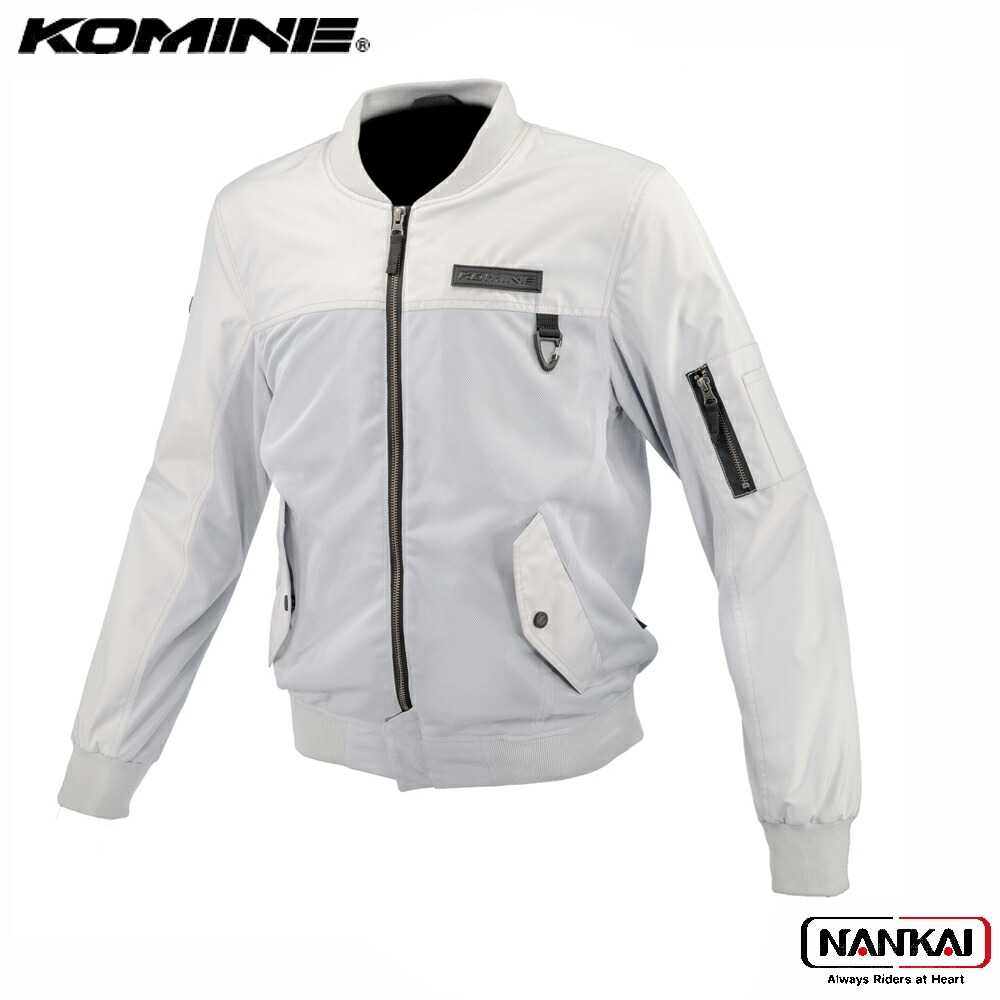 【楽天市場】KOMINE コミネ エニグマライト エアフォース メッシュジャケット GREY JK174：ナンカイブランドショップ