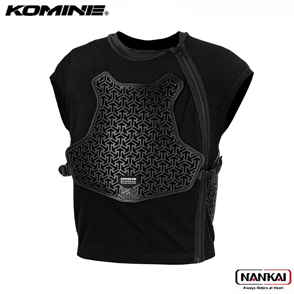 【楽天市場】KOMINE コミネ エニグマ CE2 エアスルー アーマー ベスト ENIGMA CE2 Air Through Armor ...