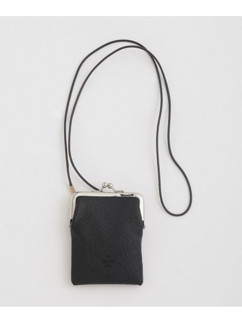【楽天市場】【SALE／40%OFF】LEATHER GAMAGUCHI NECK PURSE NANO universe ナノユニバース ...