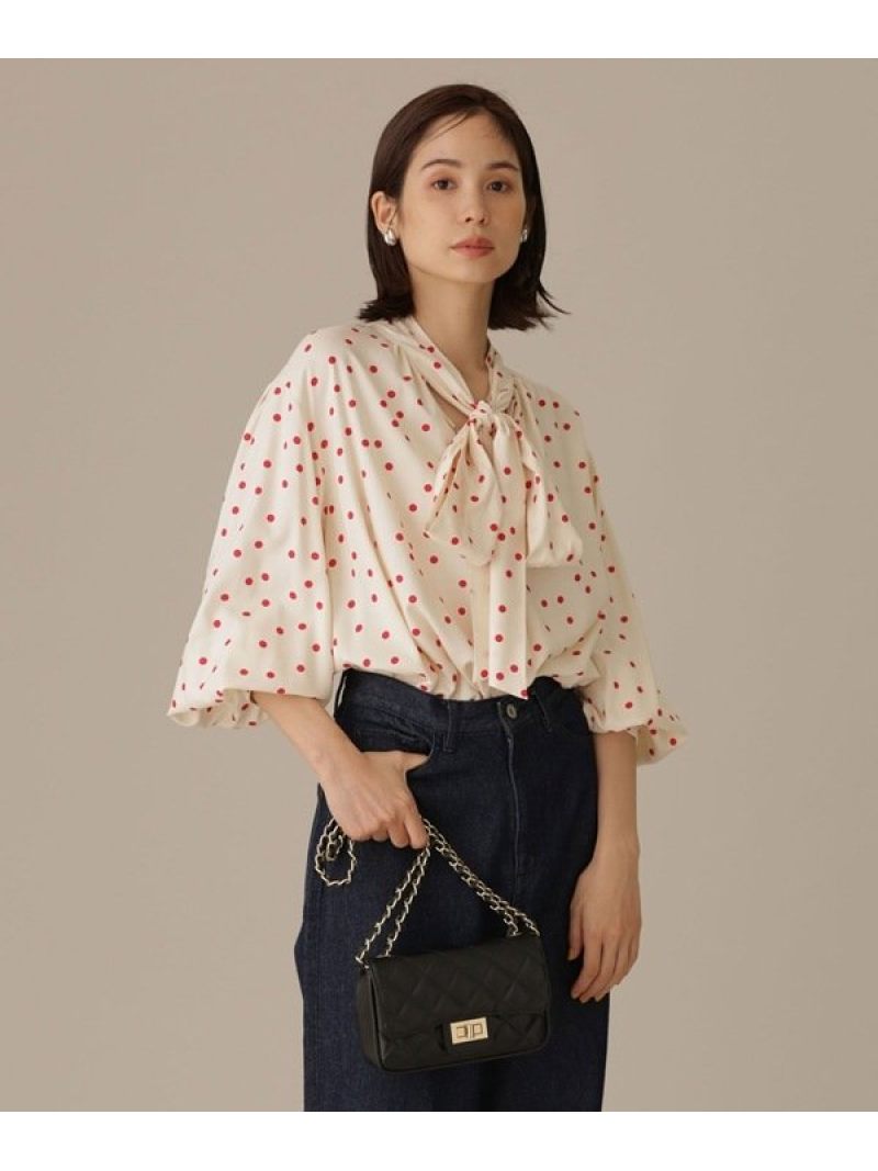 【楽天市場】【SALE／70%OFF】LB.03/ドットビッグボウタイブラウス NANO universe ナノユニバース トップス シャツ ...