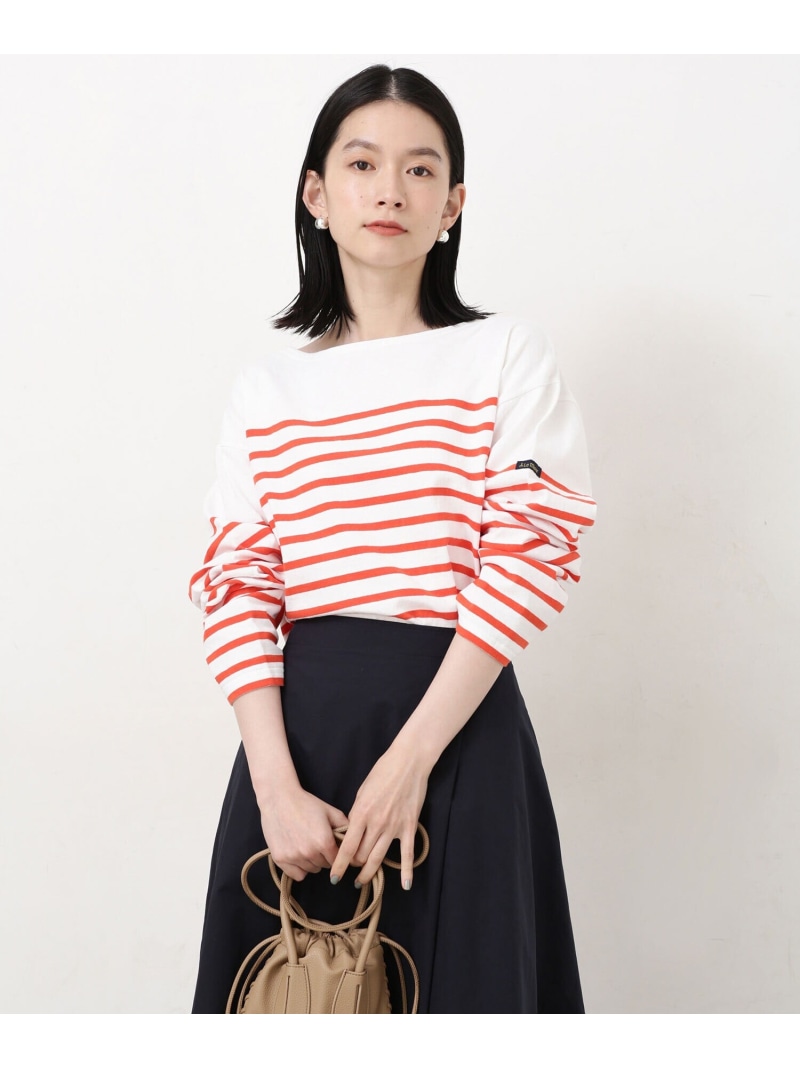 【楽天市場】【SALE／30%OFF】Le minor/JEANNE パネルボーダーカットソー NANO universe ナノユニバース ...