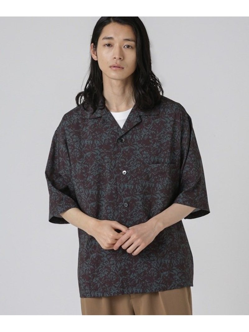 【楽天市場】【SALE／70%OFF】LB.03/ダークボタニカルプリント ハーフスリーブ シャツ NANO universe ナノユニバース ...