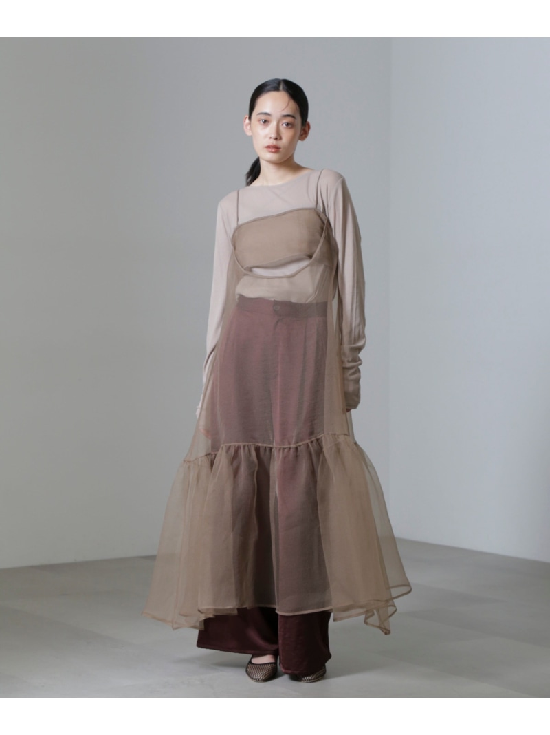 【楽天市場】【SALE／40%OFF】ESTHE/Cut-Out Organza Dress NANO universe ナノユニバース ...