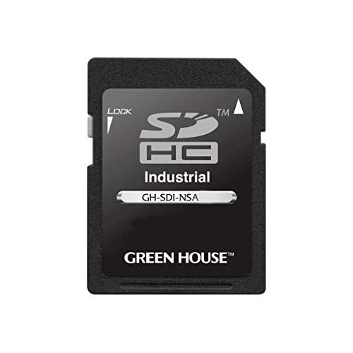 【楽天市場】グリーンハウス GREEN HOUSE GH-SDI-NSA4G インダストリアルSDカード SLC 0～70℃ 4GB 取り寄せ ...