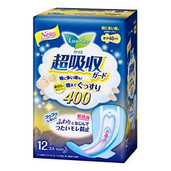 【楽天市場】花王（kao） ロリエ Speed+ぐっすり超吸収ガード400 12コ(4901301254535) 取り寄せ商品：ナノズ 楽天市場店
