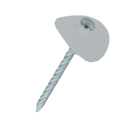 【楽天市場】八幡ねじ ポリかさ釘 白15レン 1セット(15個×5パック入)(68-9599-87) 取り寄せ商品：ナノズ 楽天市場店