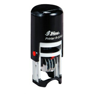 【楽天市場】シャイニー（Shiny）セルフインキングスタンプ R-524D 黒（メールオーダー）：南信堂 楽天市場店