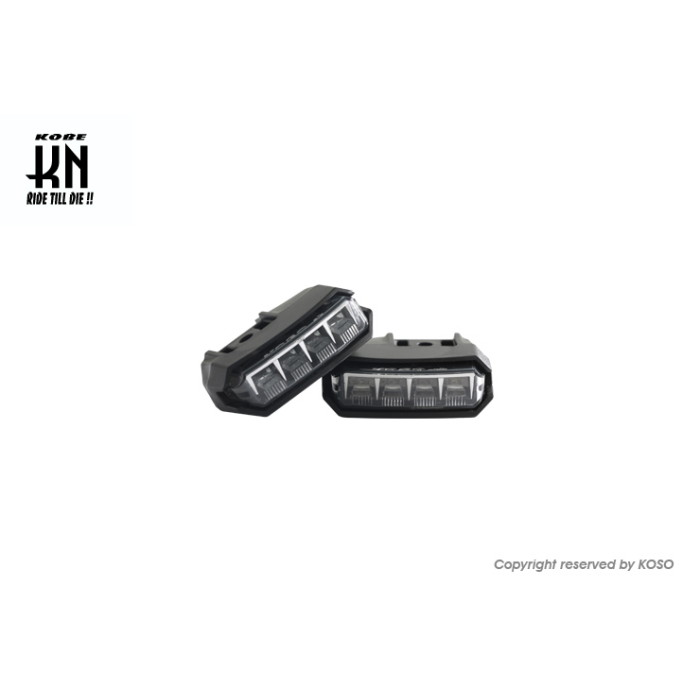【楽天市場】KOSO フロントLEDウインカーBWS125 2型【BG1】/BWSR【2JS】ブルー：ナップス楽天市場店