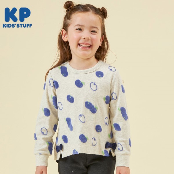 【楽天市場】(KP)KP リンゴベロアジャガード長袖Tシャツ(90～130)：NARUMIYA ONLINE（ナルミヤ）