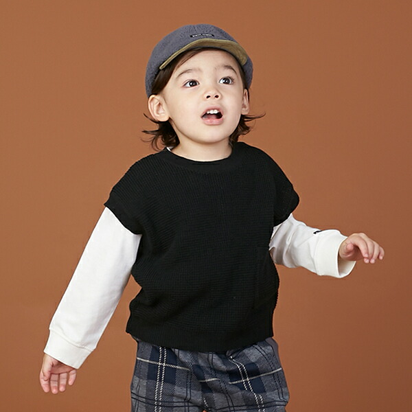 【楽天市場】プティマイン(petit main)ニットベストTシャツセット：NARUMIYA ONLINE（ナルミヤ）