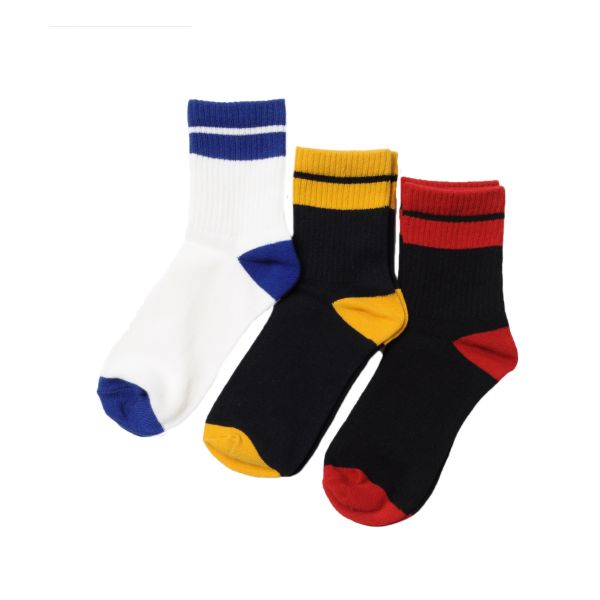 【楽天市場】グラソス(GLAZOS)レギュラー丈・ソックス3足セット：NARUMIYA ONLINE（ナルミヤ）