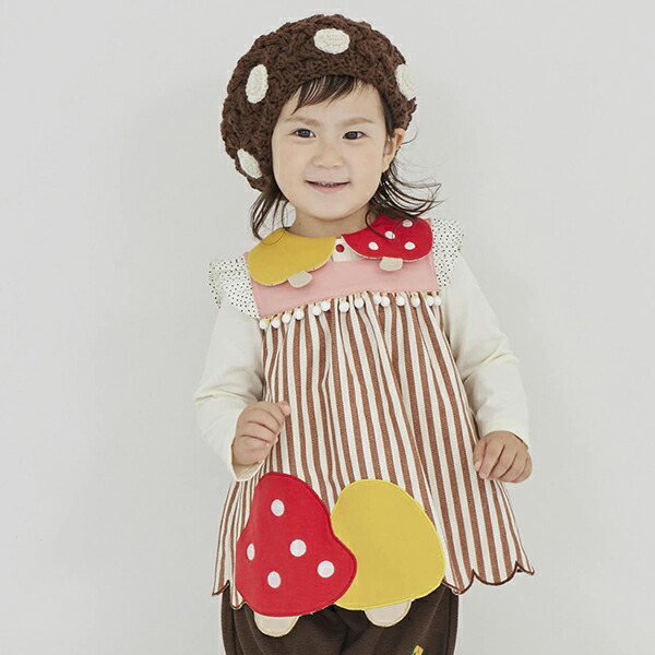 【楽天市場】ベイビーチアー(baby cheer)キノコチュニック：NARUMIYA ONLINE（ナルミヤ）