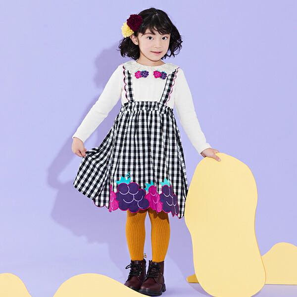 【楽天市場】ベイビーチアー(baby cheer)ぶどうワンピース：NARUMIYA ONLINE（ナルミヤ）