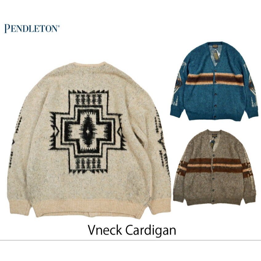 【楽天市場】PENDLETON ペンドルトン Vneck Cardigan Vネック カーディガン 3575-4009 ￥17,600：Natty store