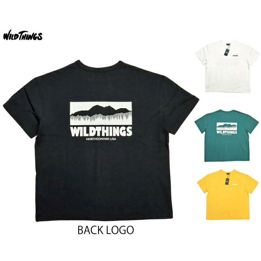 【楽天市場】WILD THINGS ワイルドシングス BACK LOGO T-SHIRT バックロゴ Tシャツ WT24052SK ￥7,150：Natty store