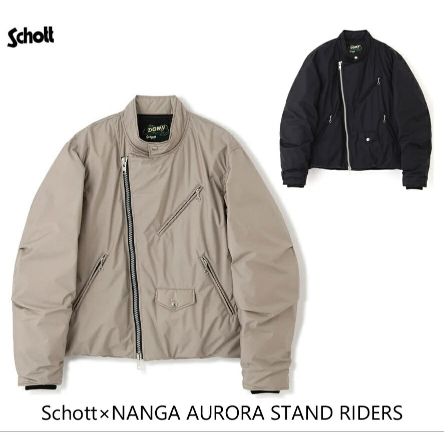 【楽天市場】Schott ショット xNANGA ナンガ AURORA STAND RIDERS オーロラ スタンドライダース 7824253004 ￥77,000：Natty store