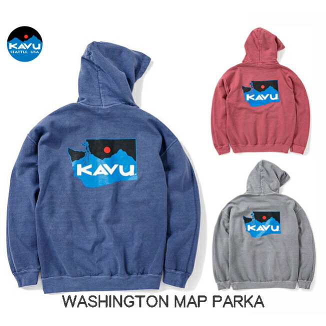 【楽天市場】KAVU カブー ワシントンマップ パーカ WASHINGTON MAP PARKA 19821720 ￥8,800：Natty ...