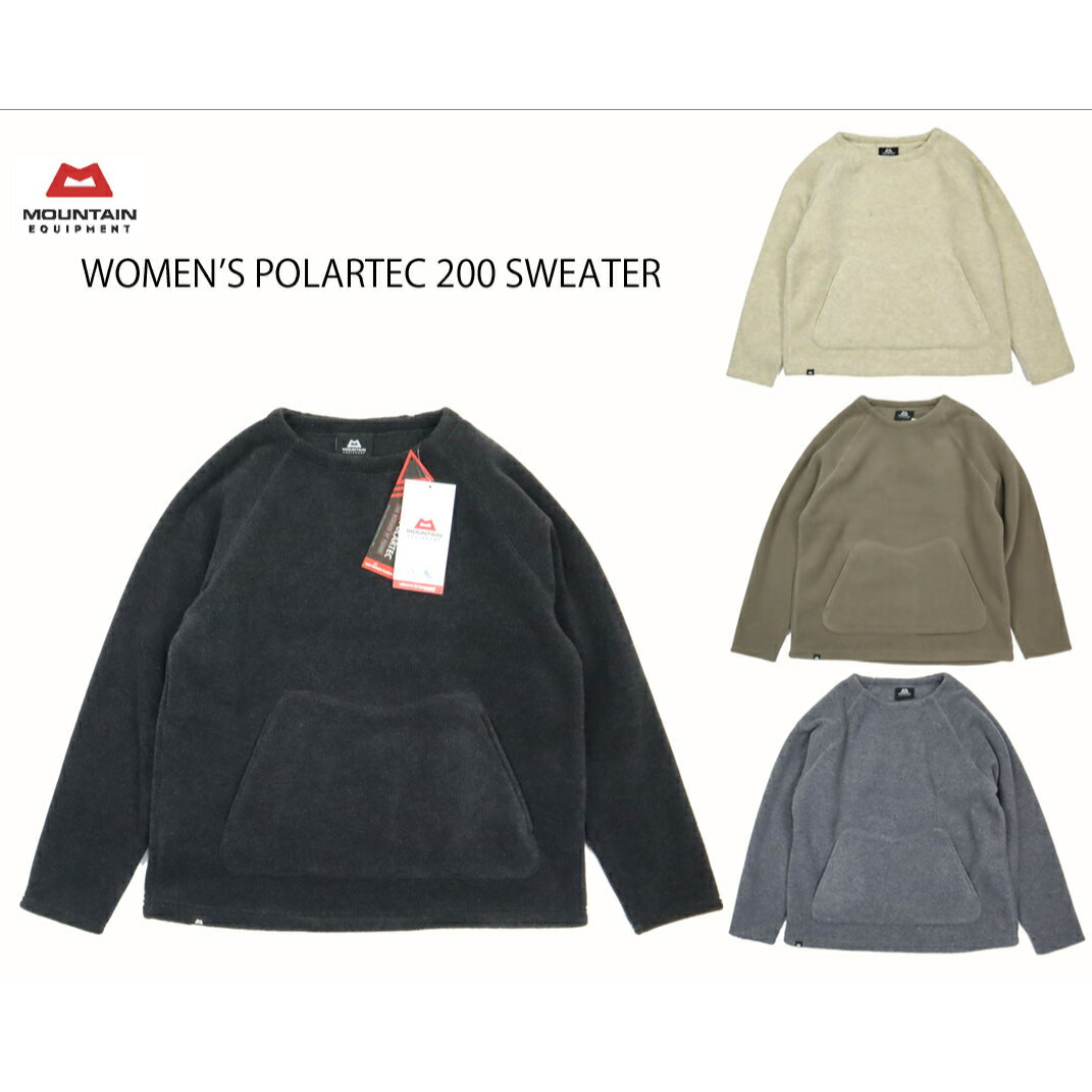 【楽天市場】MOUNTAIN EQUIPMENT マウンテンイクイップメント WOMEN'S POLARTEC 200 SWEATER ポーラテック ウィメンズ 200セーター クルーネック ...