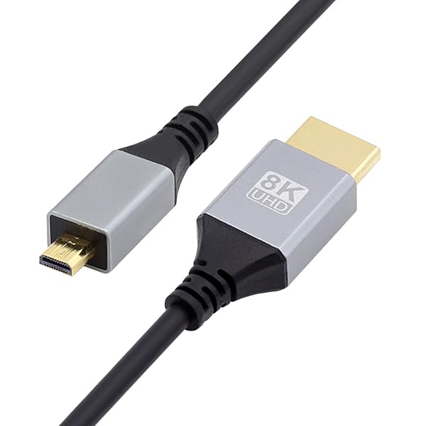 【楽天市場】Cable Micro HDMI 2.1 超薄型HDTVケーブル 8K 4K ハイパーフレキシブル スリムコード Type-A ...