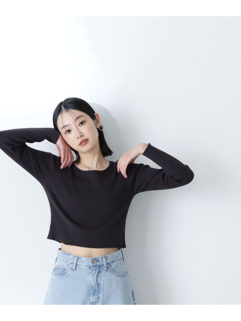 【楽天市場】【SALE／60%OFF】2wayレイヤードデザインニット NATURAL BEAUTY BASIC ナチュラルビューティベーシック トップス ニット ホワイト グレー ブルー ...