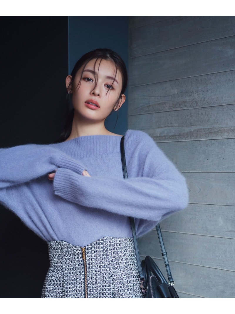 【楽天市場】【SALE／30%OFF】＜ハンドウォッシャブルFOX＞デコルテラインオーバーニット 24AW NATURAL BEAUTY BASIC ナチュラルビューティベーシック トップス ...