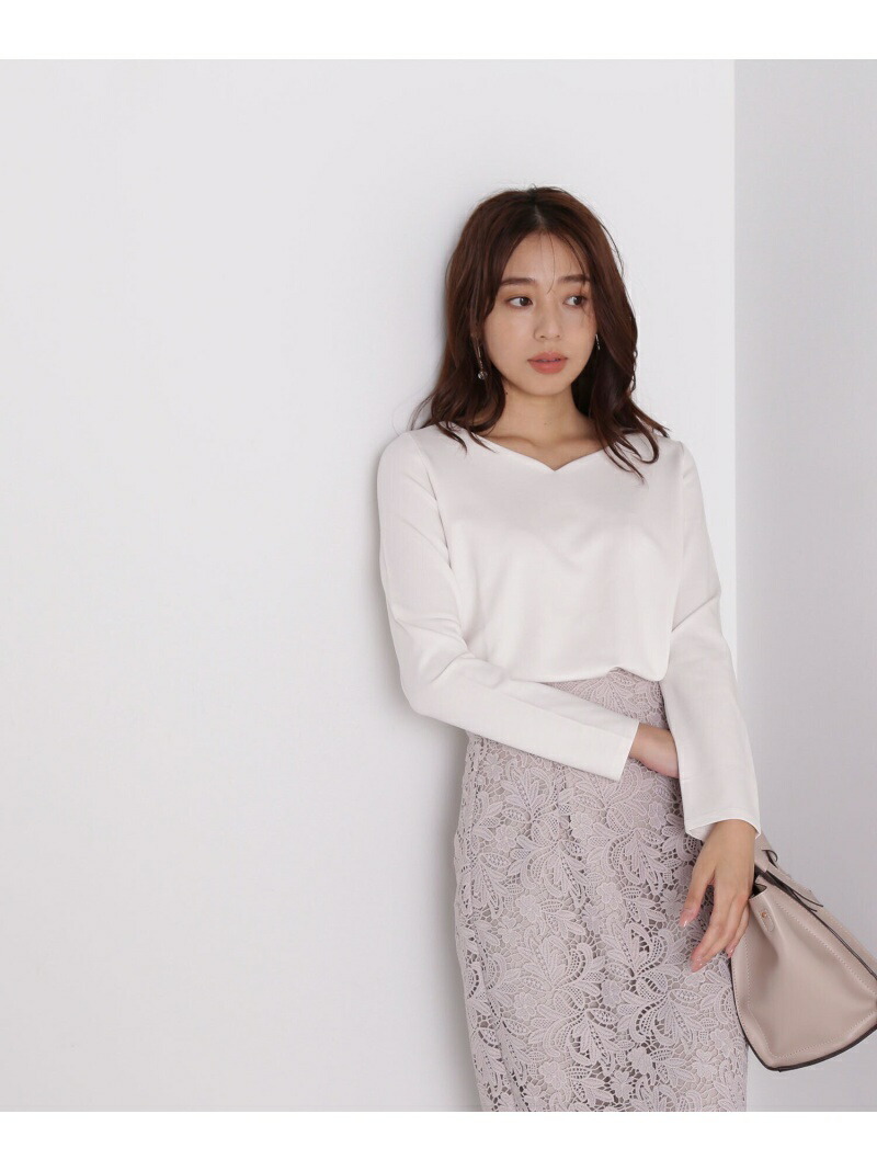 【楽天市場】ニュアンスネックカットソー NATURAL BEAUTY BASIC ナチュラルビューティベーシック トップス カットソー・Tシャツ ホワイト ブラック【送料無料】[Rakuten ...