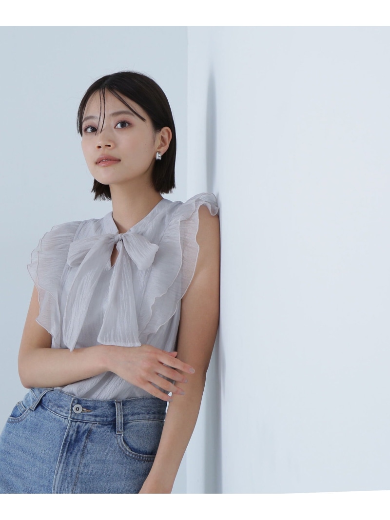 【楽天市場】【SALE／10%OFF】2wayワッシャーシアーリボンブラウス NATURAL BEAUTY BASIC ナチュラルビューティベーシック トップス シャツ・ブラウス ピンク ...