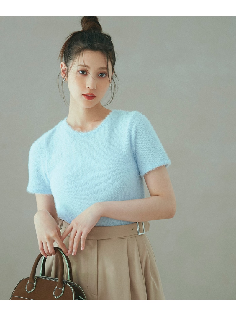 【楽天市場】フェザータッチTシャツ NATURAL BEAUTY BASIC ナチュラルビューティベーシック トップス カットソー・Tシャツ ホワイト ブルー ベージュ【先行予約】*【送料無料 ...