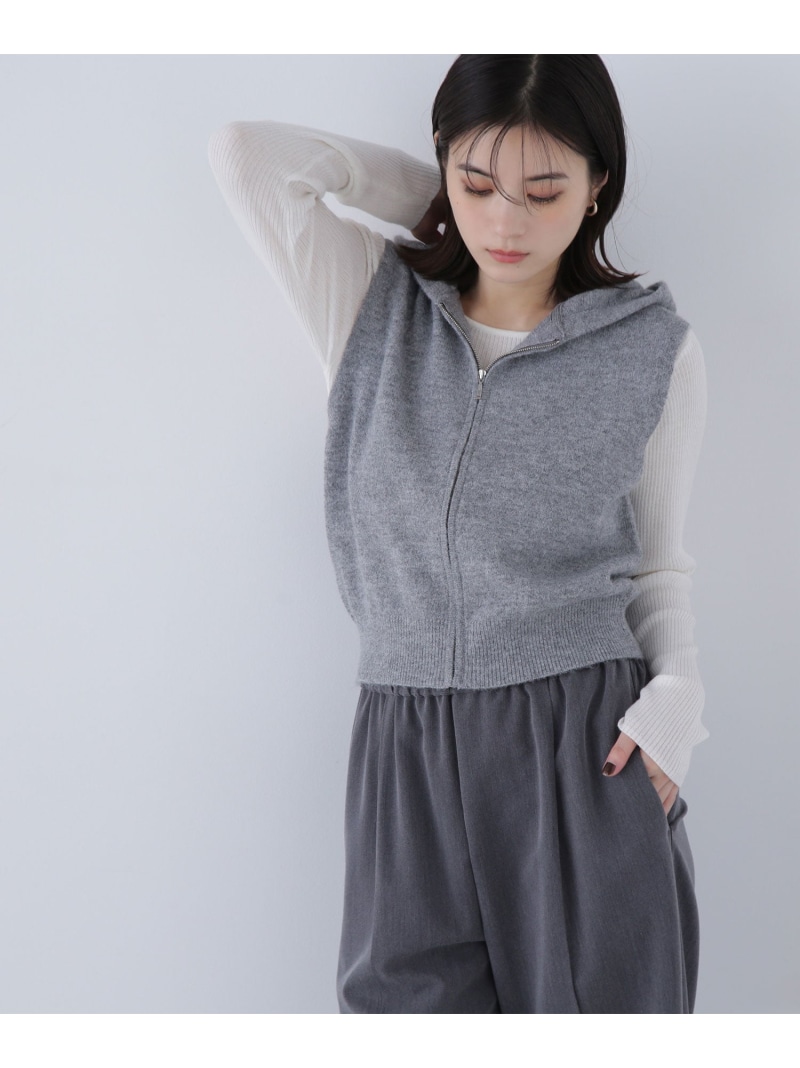 【楽天市場】フーディーベスト&リブニット NATURAL BEAUTY BASIC ナチュラルビューティベーシック トップス ニット ホワイト グレー【先行予約】*【送料無料】[Rakuten ...