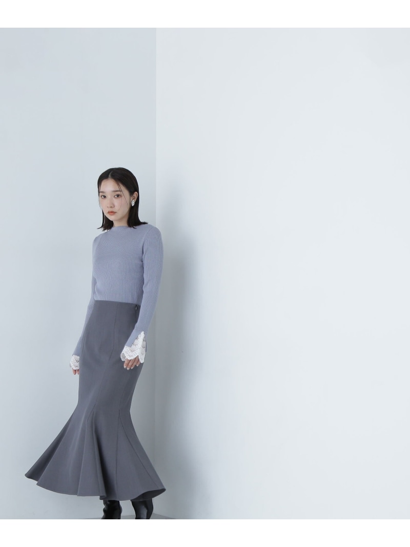 【楽天市場】ヘム切替マーメイドスカート 24AW NATURAL BEAUTY BASIC ナチュラルビューティベーシック スカート その他のスカート ブラック ブラウン グレー【送料無料 ...