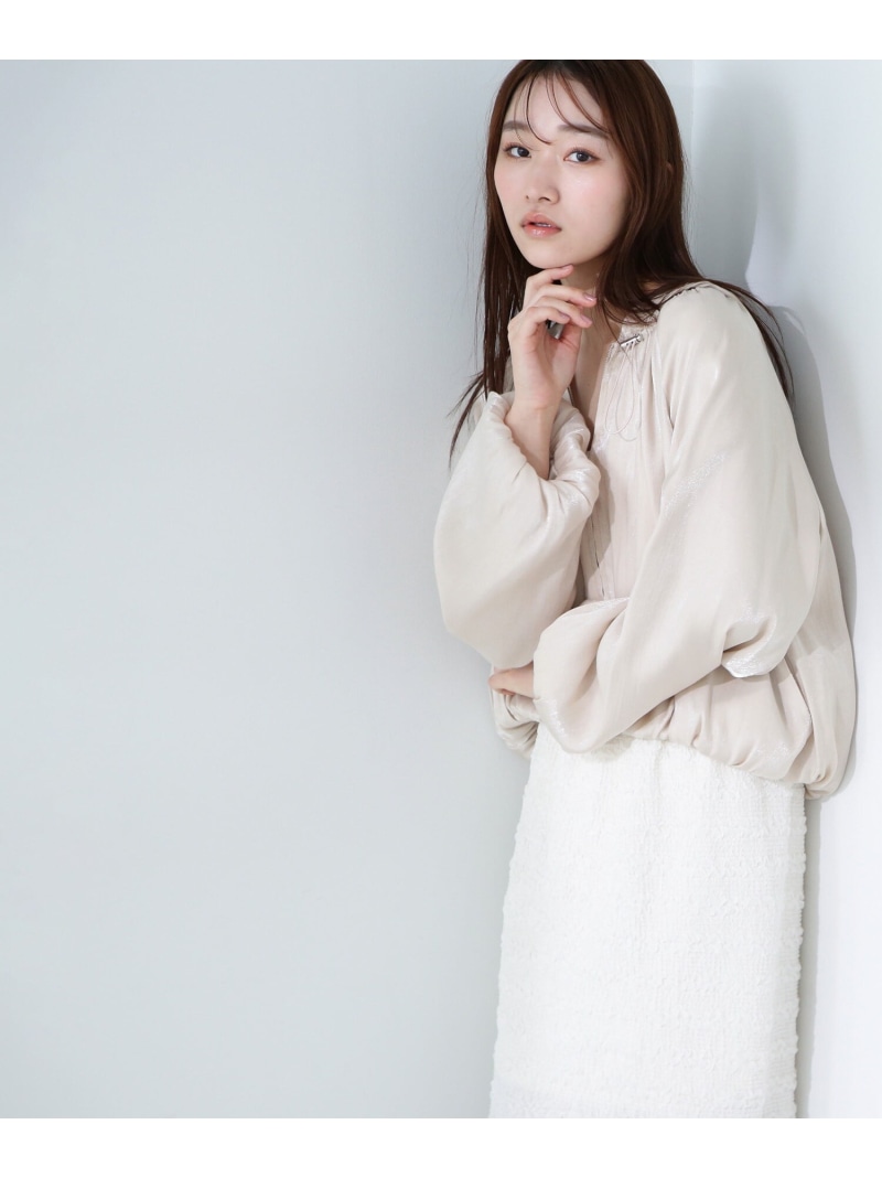 【楽天市場】【SALE／50%OFF】グロッシーバルーンブルゾン NATURAL BEAUTY BASIC ナチュラルビューティベーシック ジャケット・アウター ブルゾン・ジャンパー グレー ...