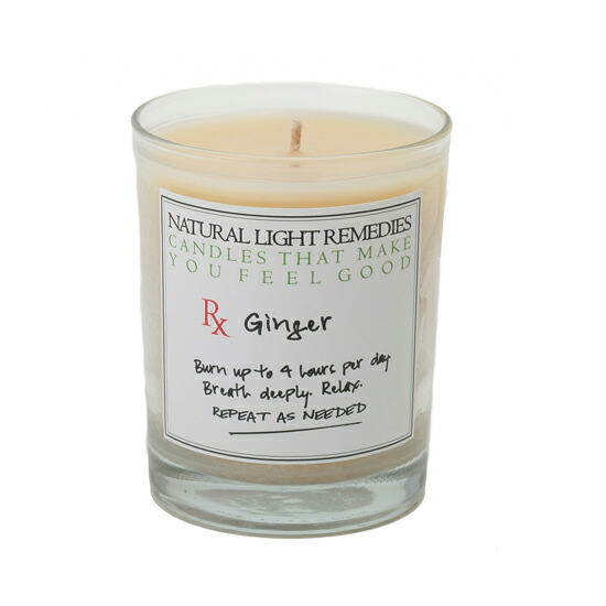 【楽天市場】Natural Light Candle (ナチュラルライトキャンドル)GINGER REMEDY CANDLEアロマキャンドル ...