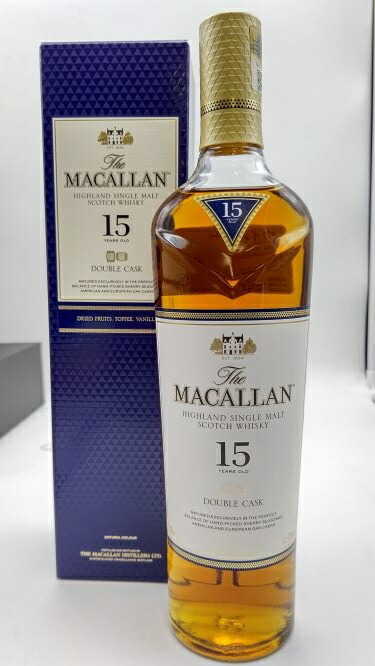 【楽天市場】ザ マッカラン 15年 ダブル カスク 43° 700ml 【並行品専用箱付】The Macallan 15Y DOUBLE CASK 43° 700ml HIGHLAND ...