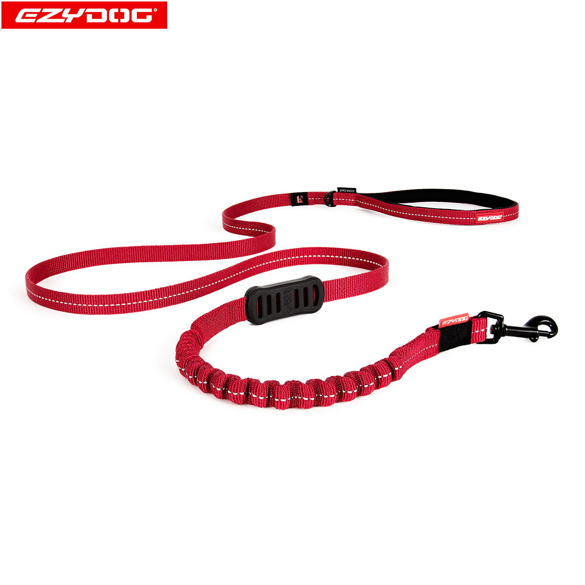 【楽天市場】イージードッグ EZYDOG ゼロショックライト 120cm レッド 伸縮 ショック吸収：ドッグニール