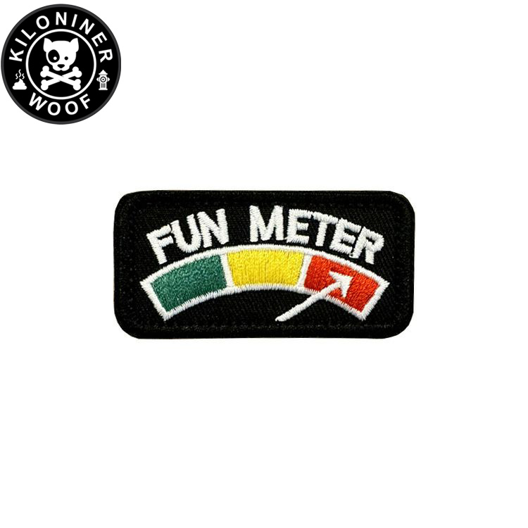 【楽天市場】【店内ポイント最大42倍！11月1日！】KILONINER キロナイナー カスタマイズ用パッチ Mini FUN METER Patch ワッペン：ドッグニール