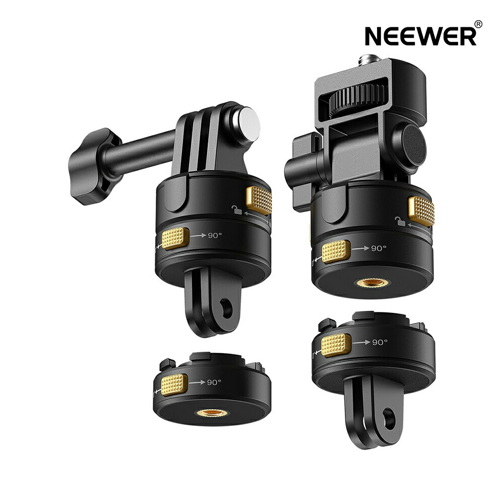 【楽天市場】P10倍+5%引クーポン NEEWER 6in1 アクションカメラマウントセット Hero 13 12 11 Max DJI Osmo Action Insta360に対応 金属製 ...