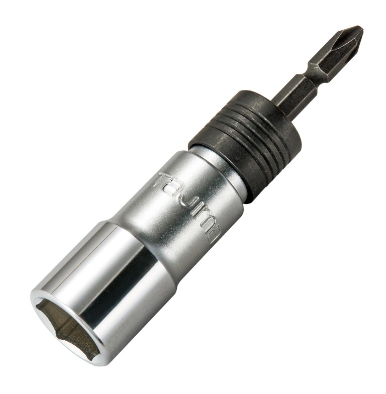 【楽天市場】150円OFF：2個目から同シリーズで】 タジマ ビット交換式ソケット シングル 17mm 6角 BS17-6K TJMデザイン ...