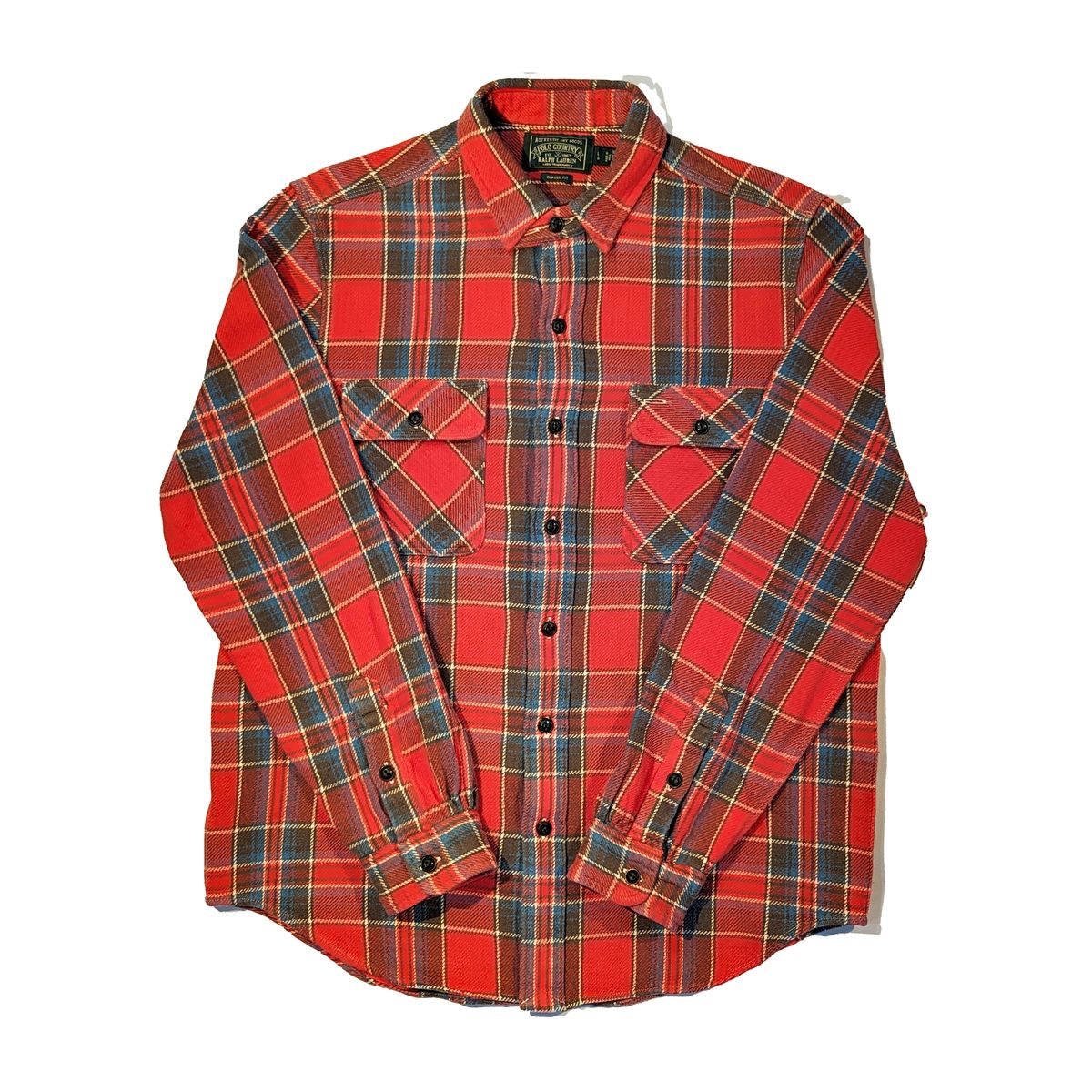 【楽天市場】POLO COUNTRY FLANNEL SHIRT フランネルシャツ 長袖シャツ レッド：NELCARGO 楽天市場店