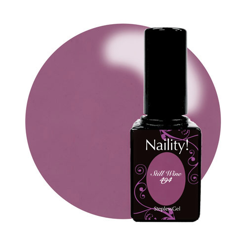 【楽天市場】Naility! ステップレスジェル 494 スティルワイン 7g 【ネイリティー カラージェル 秋 くすみカラー ジェルネイル】：ネルパラ