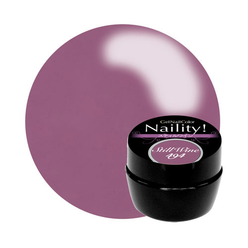 【楽天市場】Naility! ジェルネイルカラー 494 スティルワイン 4g 【ネイリティー カラージェル 秋 くすみカラー ジェルネイル】：ネルパラ
