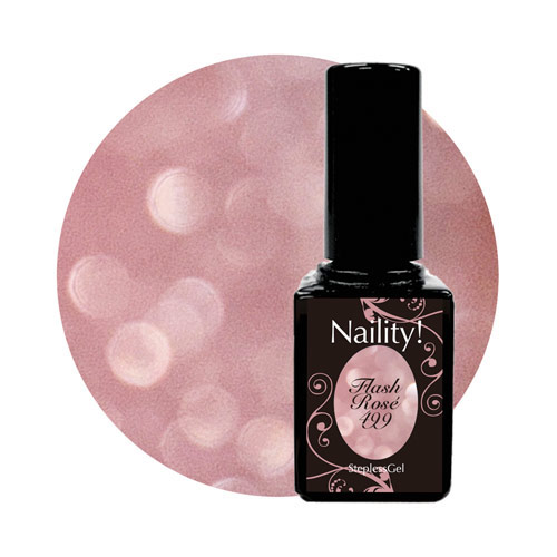【楽天市場】Naility! ステップレスジェル 499 フラッシュロゼ 7g 【ジェルネイル フラッシュジェル カラージェル セルフネイル ネイリティー】：ネルパラ