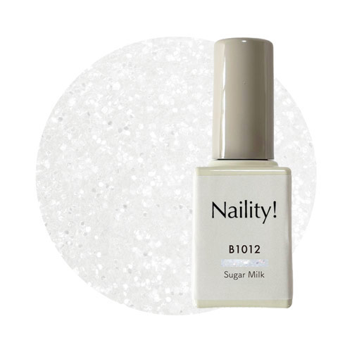 【楽天市場】Naility! B1012 シュガーミルク 【ネイリティー カラージェル ジェルネイル はけ付きボトルタイプ 簡単セルフネイル 高発色】：ネルパラ